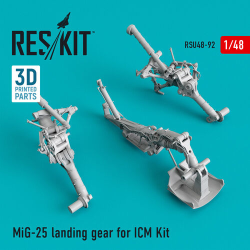 RES/KIT U48-0092 MiG-25 landing gear