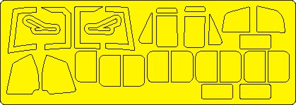 New Ware AM1212 Bell AB-212 and UH-1 N BASIC Kabuki Masks for Italeri and Heller kits