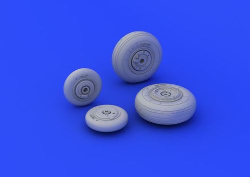 Eduard 672090 MiG-29 wheels TRUMPETER