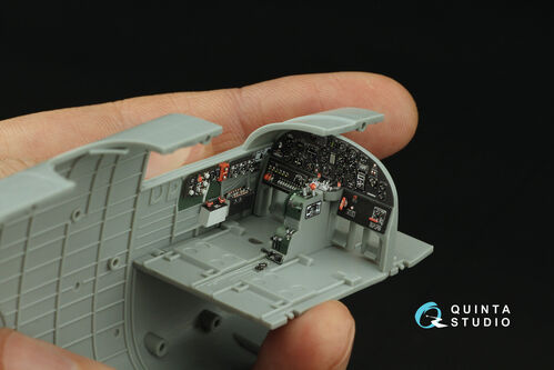 Quinta Studio QD48436 North American B-25 J Mitchell Glass Nose - 3D-Printed & Coloured Interior (for HK Models kits)