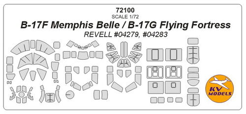 KV Models 72100 B-17F Memphis Belle / B-17G Flying Fortress (REVELL)