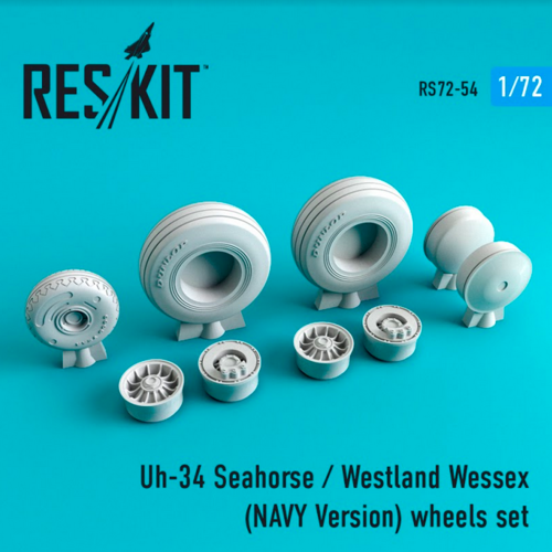 RES/KIT 72-0054 Uh-34 Seahorse / westland wessex (NAVY Version) wheels set