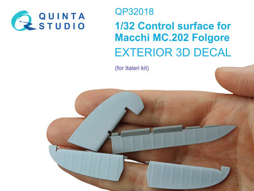 Quinta Studio QP32018 Macchi Mc. 202 Folgore - Control Surface (for Italeri kits)