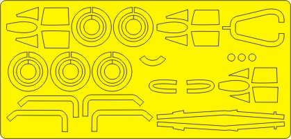 New Ware AM0824 MiG-25PD EXPERT kabuki masks for ICM