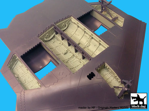 Black Dog A72021 B-2 Spirit bomb bays + wheel bays for Modelcollect