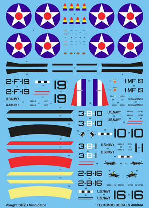 Techmod 48804 Vought SB2U Vindicator