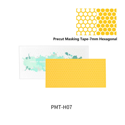 DSPIAE 56615 PMT-H07 7mm Precut Masking Tape - 7mm Hexagonal