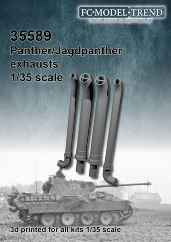 FC ModelTrend 35589 Panther/Jagdpanther exhausts