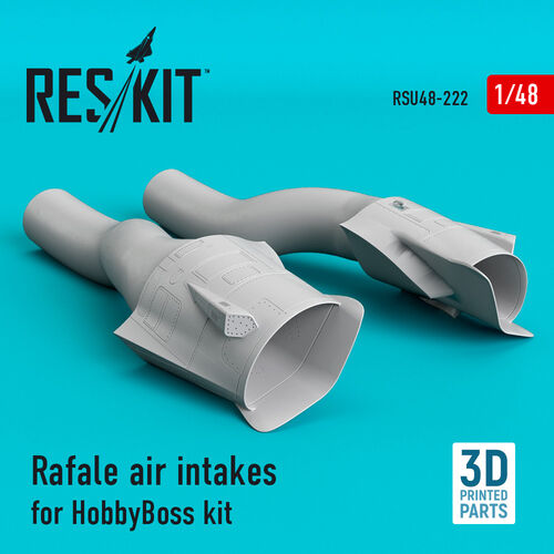 RES/KIT U48-0222 Rafale air intakes for HobbyBoss kit (3D Printing)