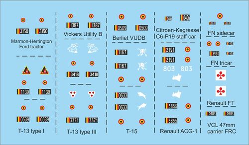 Black Lion Decals 72045 Belgian Army 1930-1940