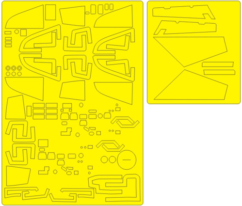 New Ware AM0828 Su-34 Fullback EXPERT kabuki masks for HobbyBoss