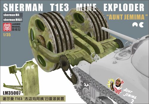 LANMO Model LM35007 Sherman T1E3 Mine Exploder “Aunt Jemima”