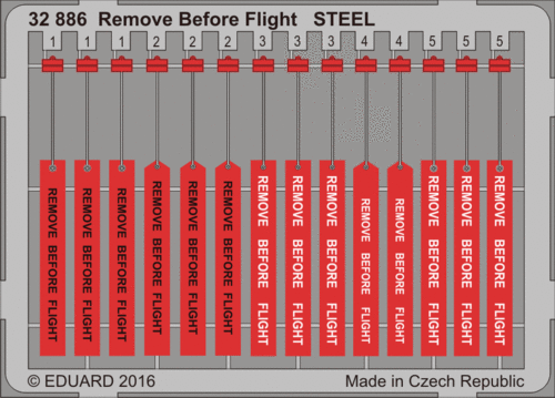 Eduard 32886 Remove Before Flight STEEL