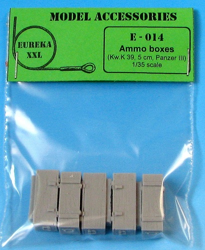 Eureka XXL E-014 Wooden Ammo Boxes for 5 cm Kw.K.39