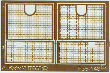 Part P35-148 Pz.Kpfw.VI Tiger (E) - grille Dragon