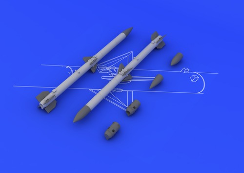 Eduard 648087 AIM-120C AMRAAM (2pcs)