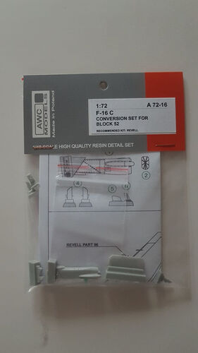 AWC-MODEL A72-16 General Dynamics F-16 C Block 52 - Conversion Set (for Revell kits)