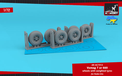 Armory Models Group AC7312 Vomag 7 Or 660 Wheels