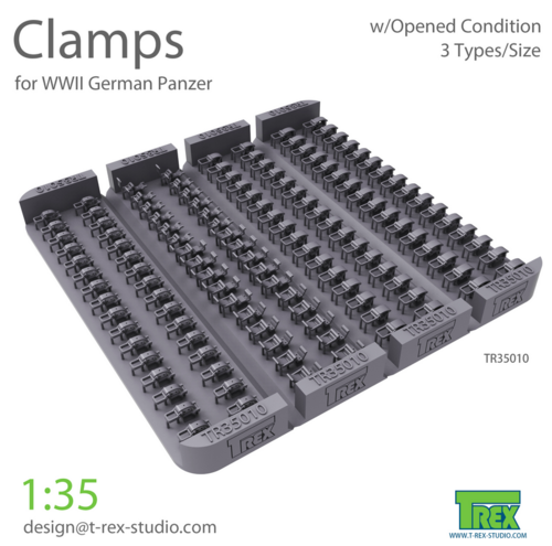 T-Rex Studio 35010 Clamps for German Panzer Set 1