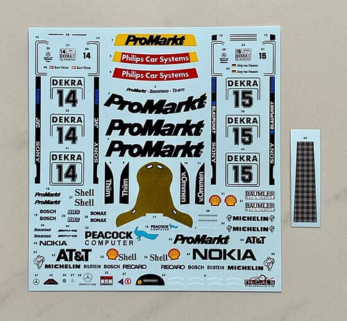 SK Decals 24202 Mercedes-Benz C-class V6 DTM 1994 - Decals Set (for Tamiya Kits)