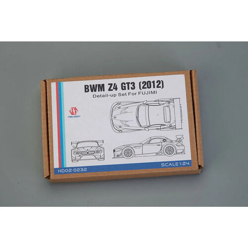 Hobby design HD02-0232 BMW Z4 GT3 2012 - Detail Up PE Set (for Fujimi Kits)