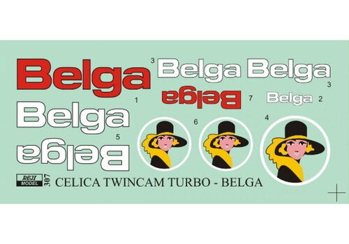 Rejimodel 307 Toyota Celica TwinCam Turbo - Belga Logos (1985)