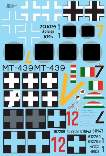 Aims 32D033 Messerschmitt Bf-109 in Foreign Service