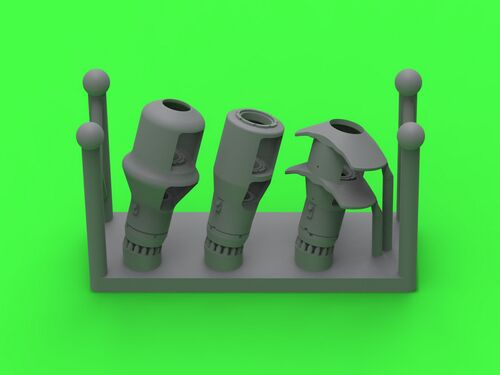 Master GM-72-042 Muzzle brakes for 10,5cm leFH 18(M), leFH 18/40, StuH 42 (used in towed artillery and vehicles e.g. Wespe, StuH 42)