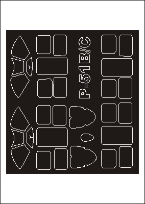 Montex SM32078 P-51B Mustang Trumpeter