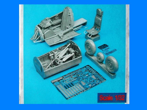 Aires 2033 He 162A-2 detail set Revell