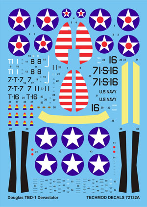 Techmod 72132 Douglas TBD-1 Devastator