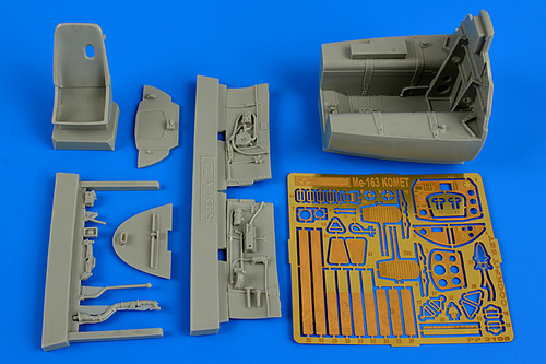 Aires 2198 Me 163B Komet cockpit set MENG