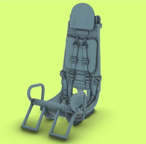 LF Models 3D7231 Heinkel He-280 - Seat 3D-Printed (for Huma and RS Models Kits)