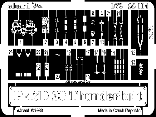 Eduard SS114 P-47D-20 Academy