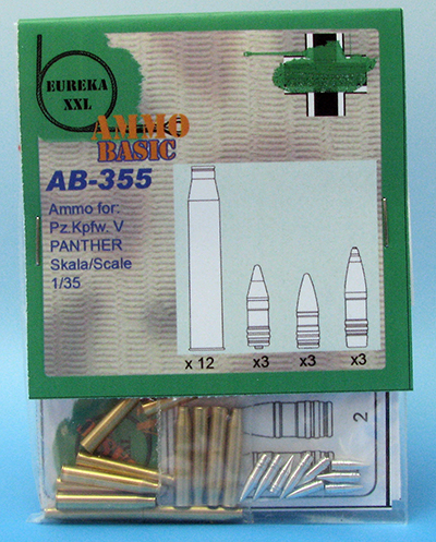 Eureka XXL AB-355 Ammo for : Pz.Kpfw. V, PANTHER
