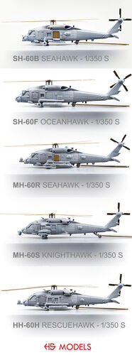 HS MODELS U350010S Sikorsky SH-60 B Sea Hawk