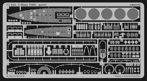 Eduard 17022 U-Boat VIID 1/144 REVELL