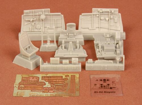 SBS Model 48023 Ki-84 Hayate (Frank) cockpit set