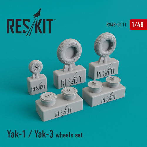 DISCONTINUED RES/KIT 48-0111 Yak-1 / Yak-3 wheels set