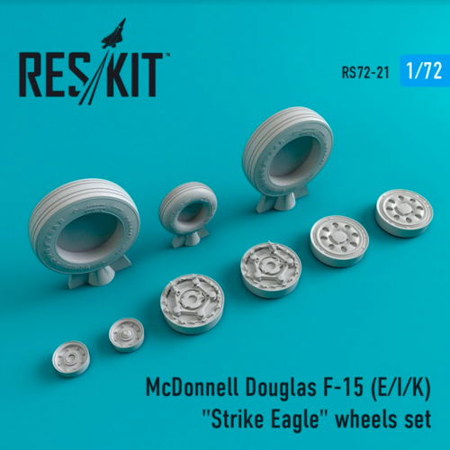 RES/KIT 72-0021 McDonnell Douglas F-15 (E/I/K) "Strike Eagle" wheels set