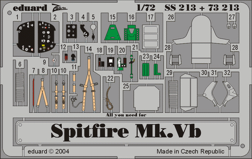 Eduard SS213 Spitfire Mk.Vb TAMIYA