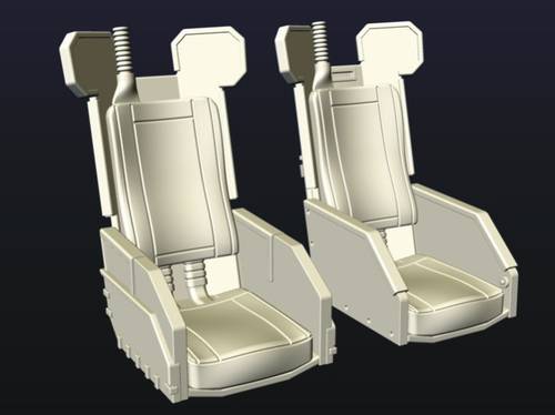 CMK Q72209 AH-1G Cobra Seats 1/72 for Special Hobby Kit