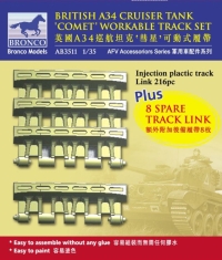 Bronco AB3511 A34 Comet Workable Track Set