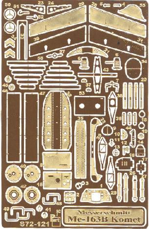 Part S72-121 Me-163B Komet Academy