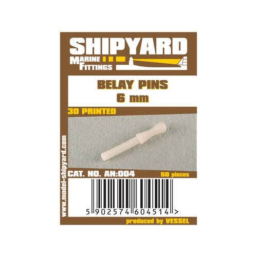 ShipYard AN004 Bellay Pins 6mm (50pcs)
