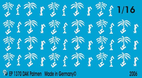 Peddinghaus-Decals 1370 DAK Palm Tree Markings