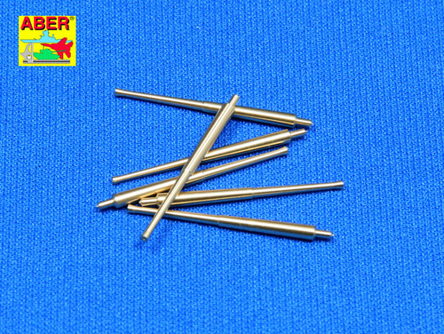 Aber 1-350L-010 Set of 6 pcs 155 mm barrels for Japan ships : Musashi, Yamato
