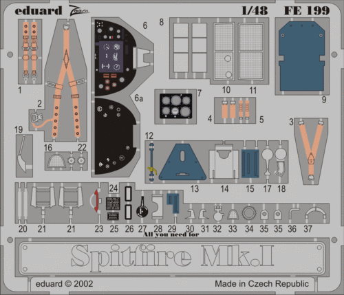 Eduard FE199 Spitfire Mk.I TAMIYA
