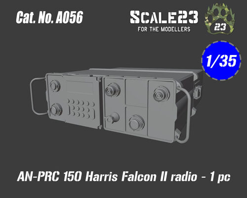 Scale23 35-A056 AN-PRC 150 Harris Falcon II radio - 1 pc