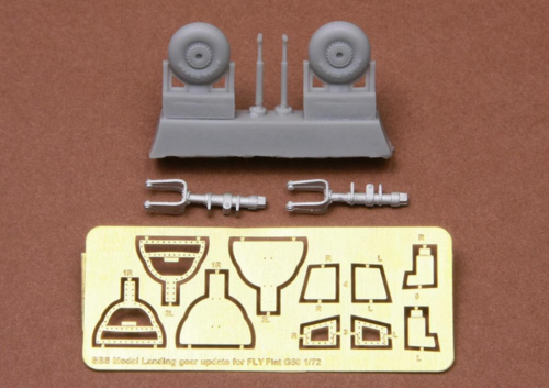 SBS Model 72061 Fiat G.50 undercarriage set